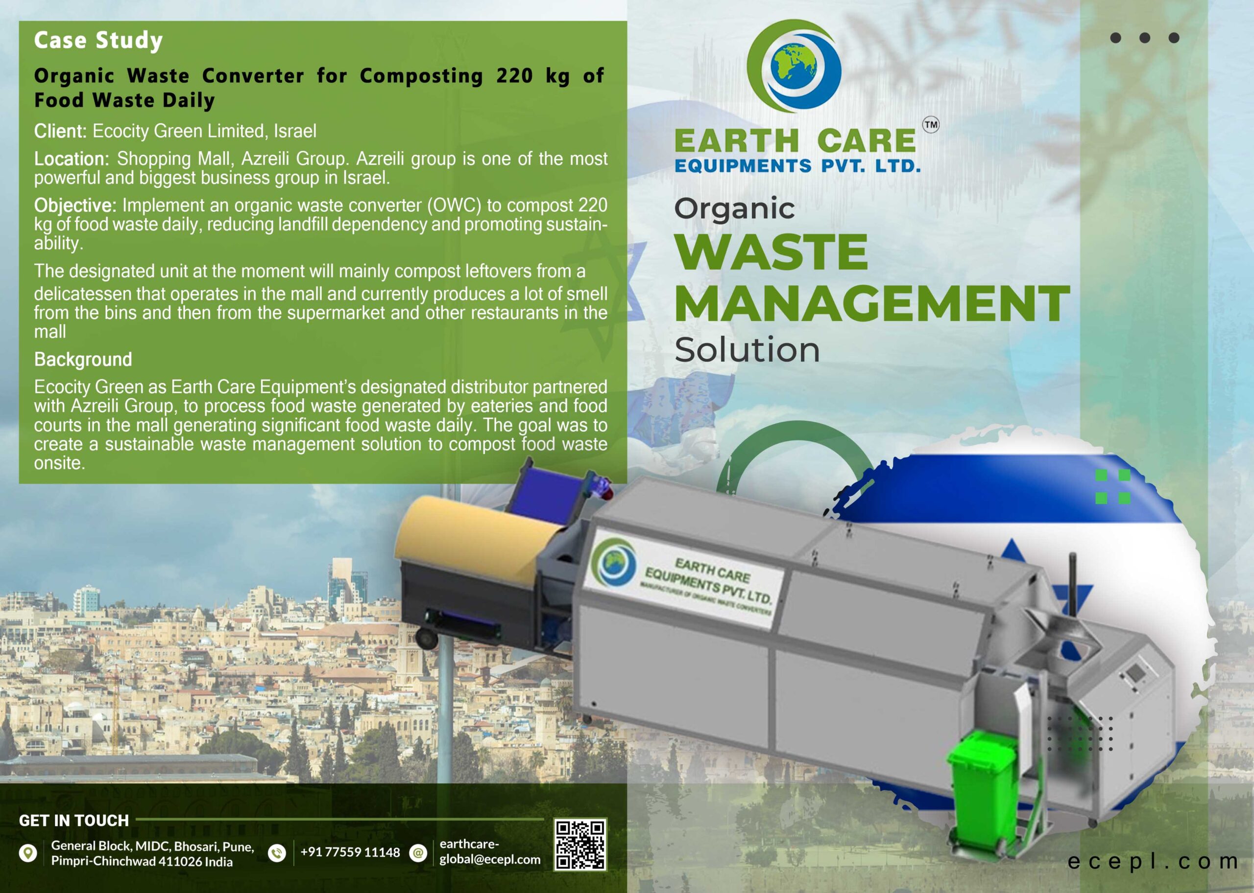 Food Waste Composting Machine, Fully Automatic Organic Waste Converters ...