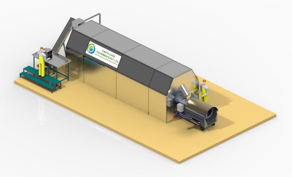 Food Waste Composting Machine, Fully Automatic Organic Waste Converters ...